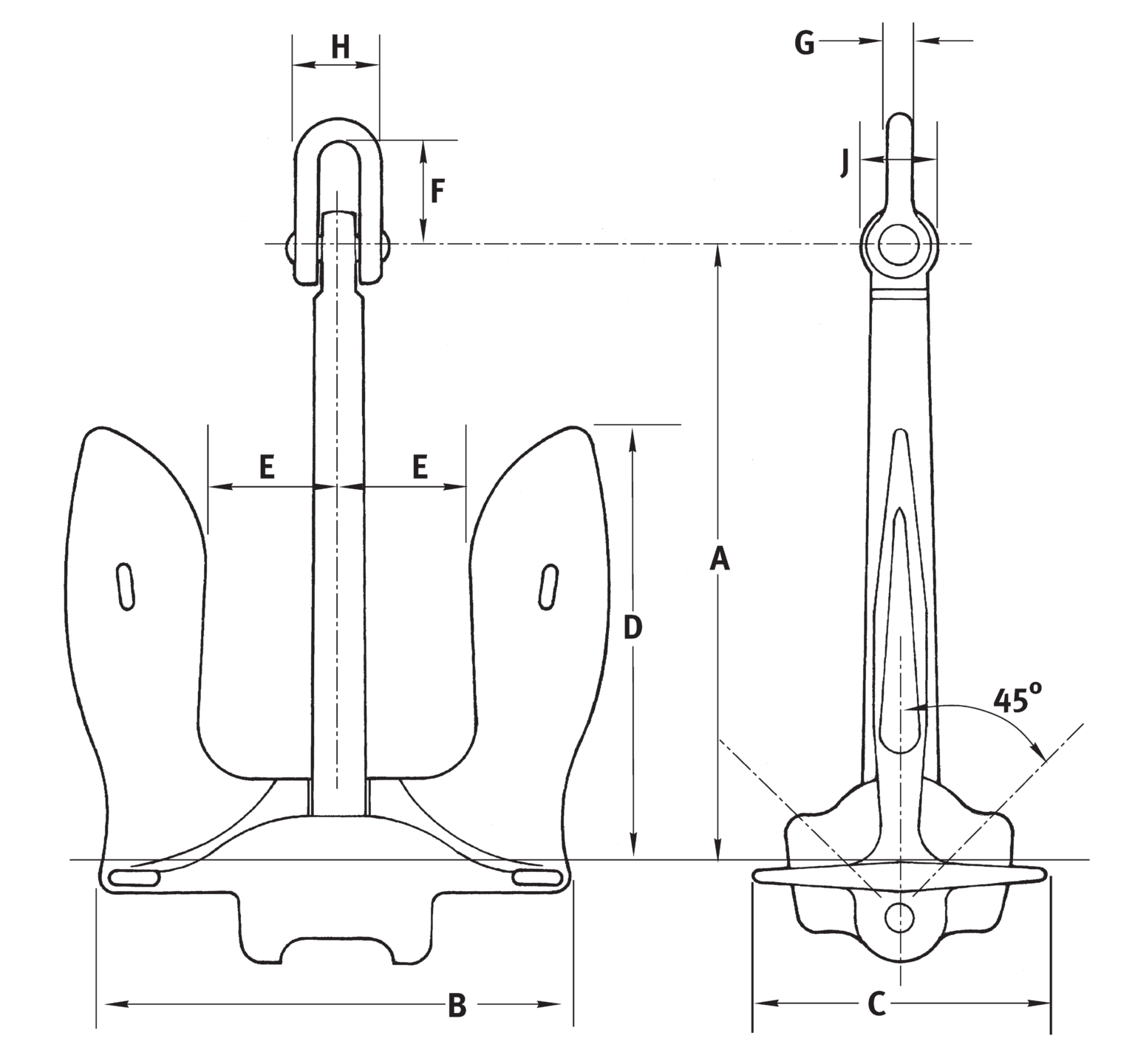 Us Navy Stockless - Wachain